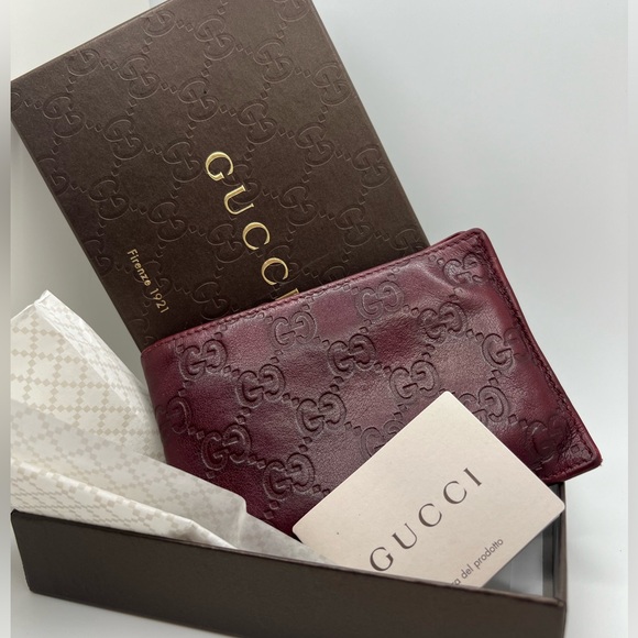 Gucci | Bags | Gucci Guccisima Bifold Leather Wallet | Poshmark